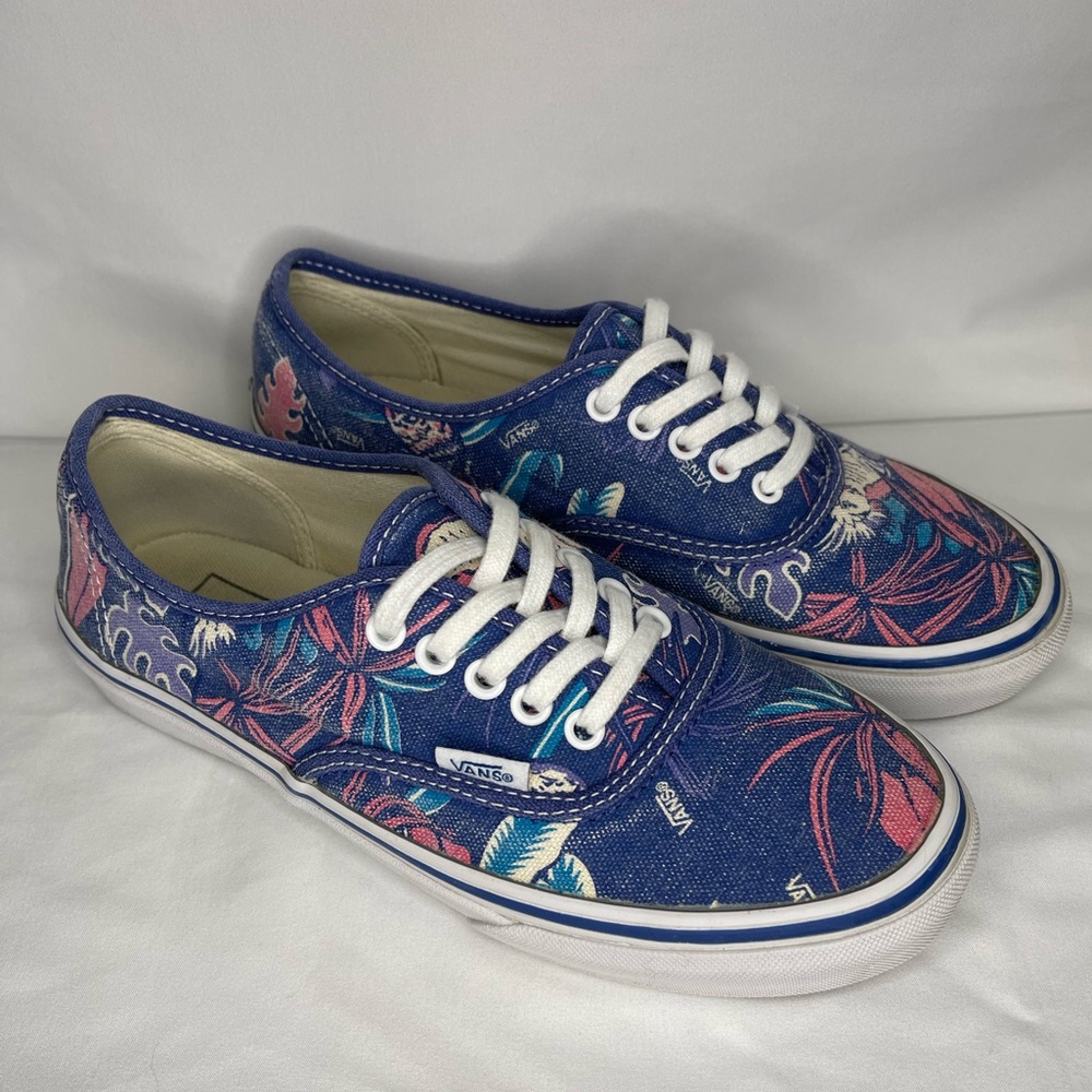 Vans Authentic Slim Van Doren Blue / Parrot Shoes - Gem